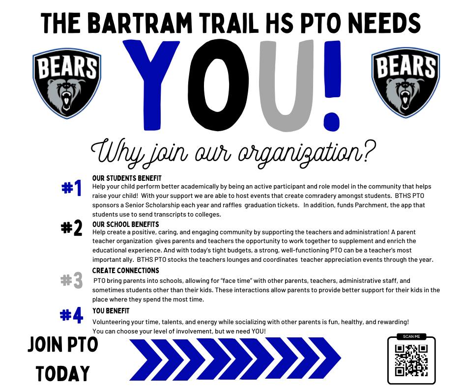 Bartram Trail High School PTO – Go Bears!