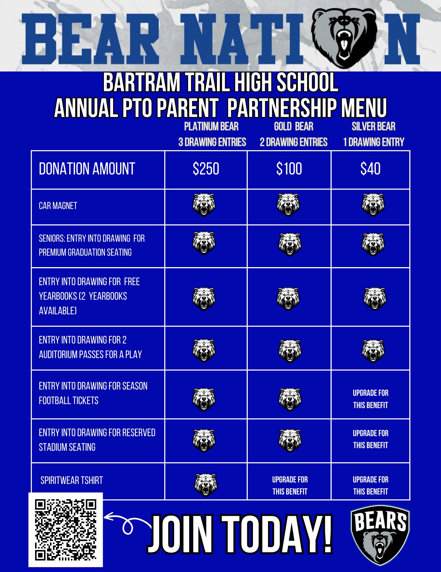 Join today! – Bartram Trail High School PTO